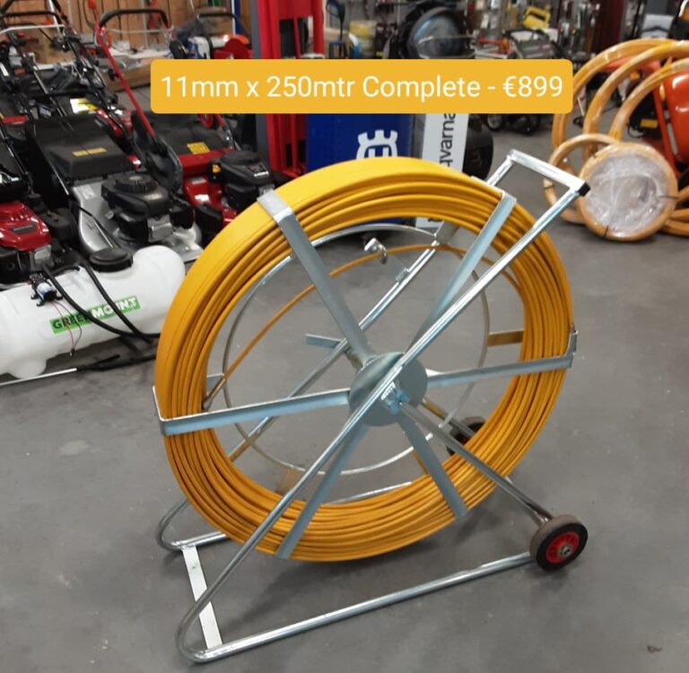 COBRA REEL COMPLETE 11mm X 250 mtr | Moville Tool Hire